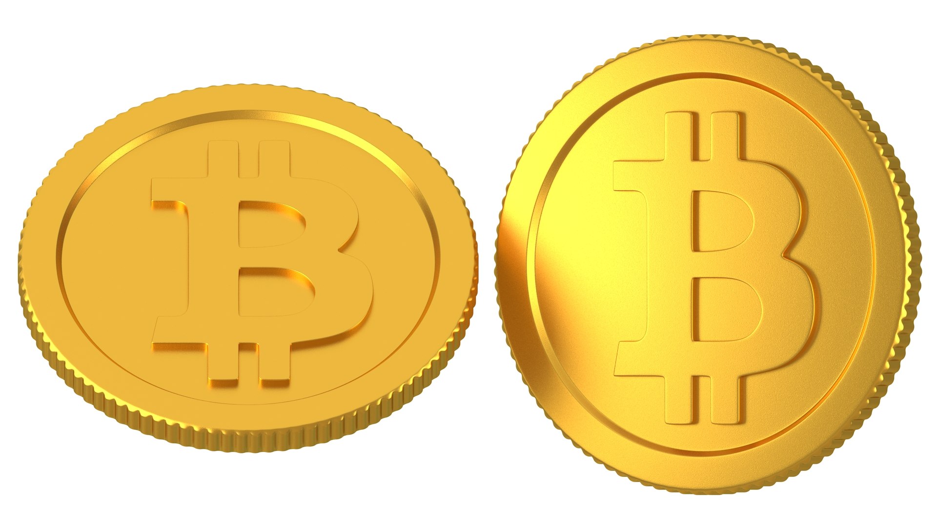 3D Model Bitcoin B Coin - TurboSquid 1701429