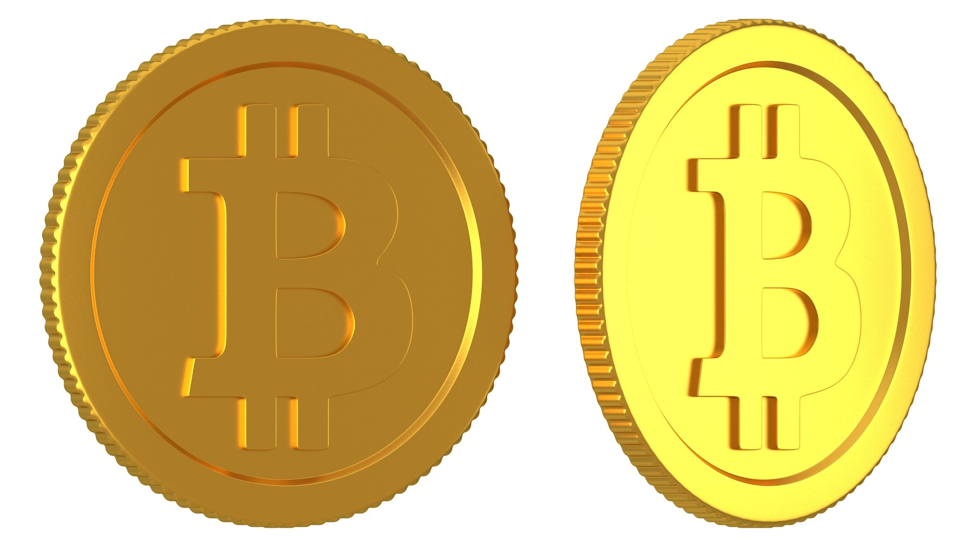 3D Model Bitcoin B Coin - TurboSquid 1701429