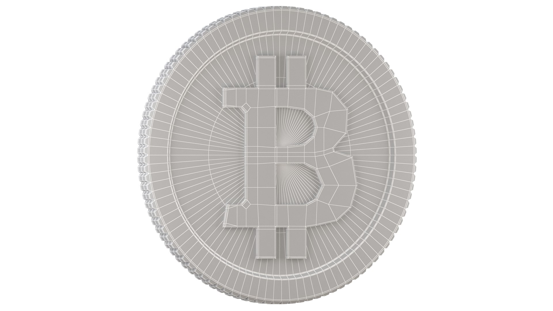 3D Model Bitcoin B Coin - TurboSquid 1701429