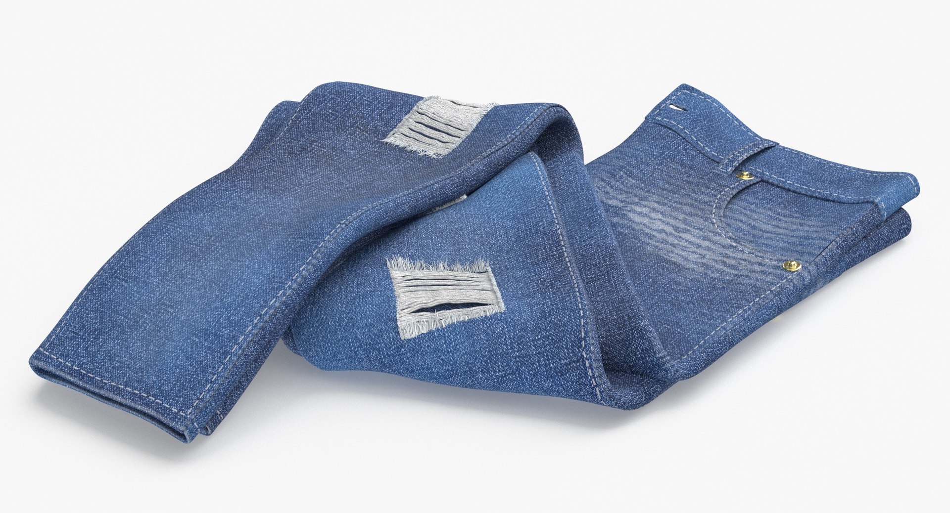 Prop Folded Jeans Type 01 3D - TurboSquid 2151072