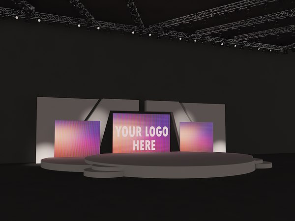Event and Conference Stage With Led Screens 3D 모델 - TurboSquid 1978868