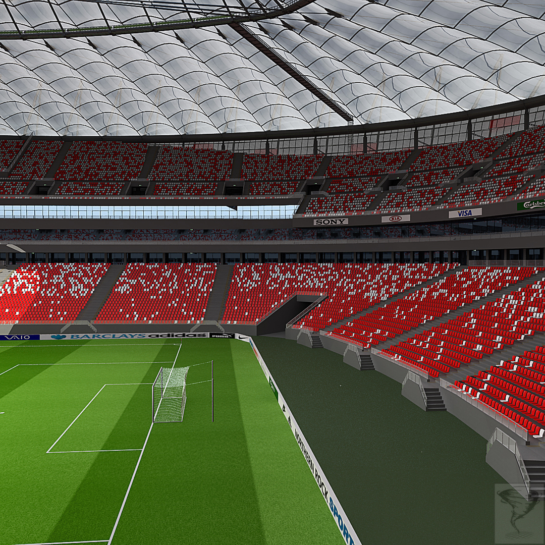 poland stadiums arena 3d max
