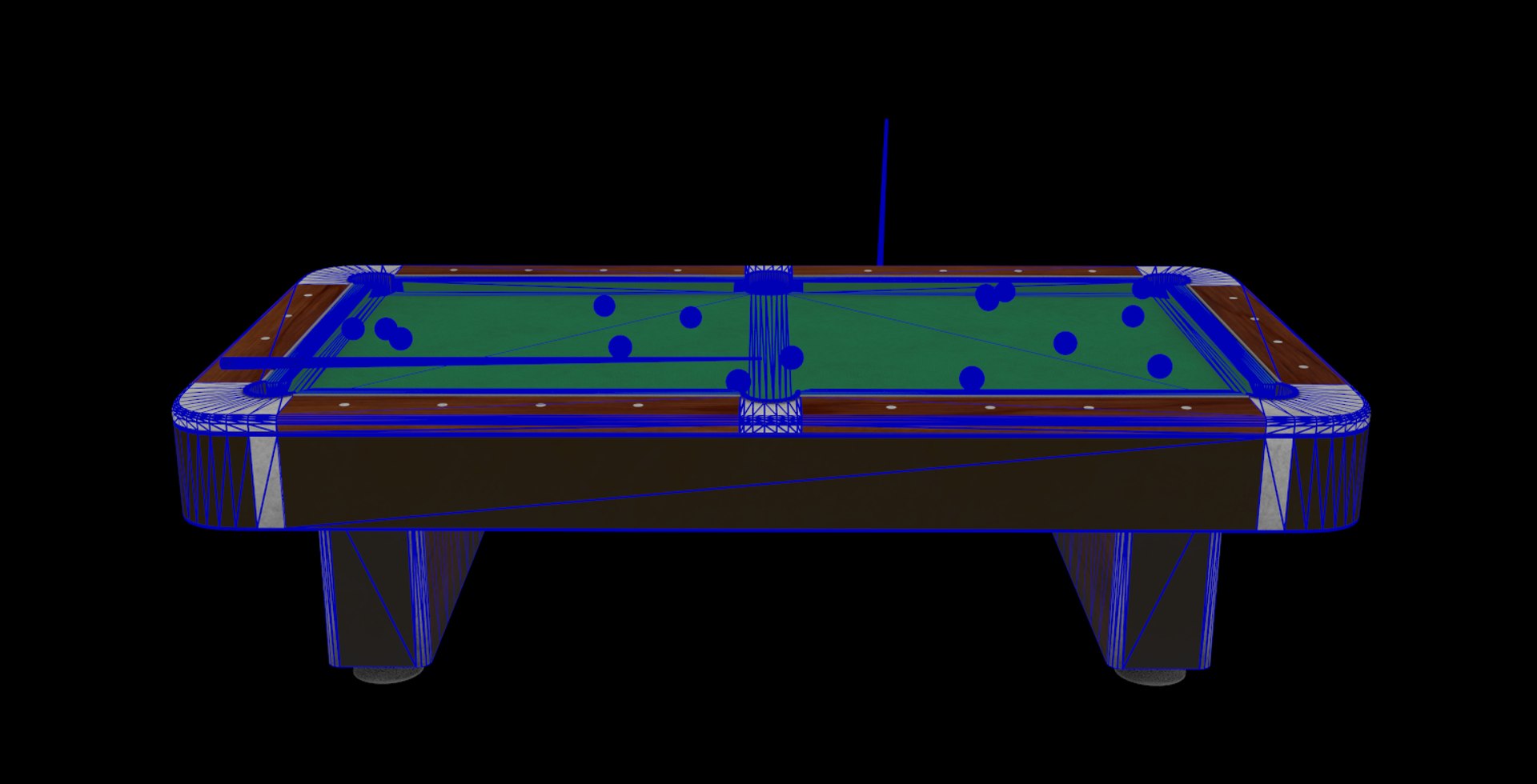 Pool Table Cues 3D Model - TurboSquid 1599005