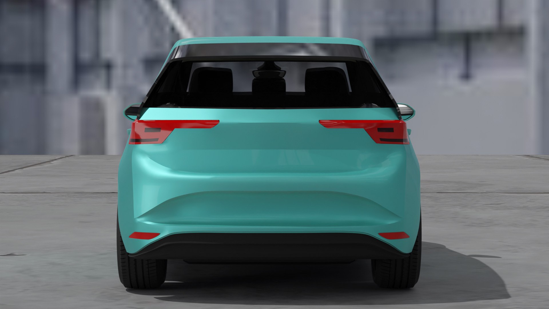 Volkswagen ID3 For Blender 3D Model - TurboSquid 2076273