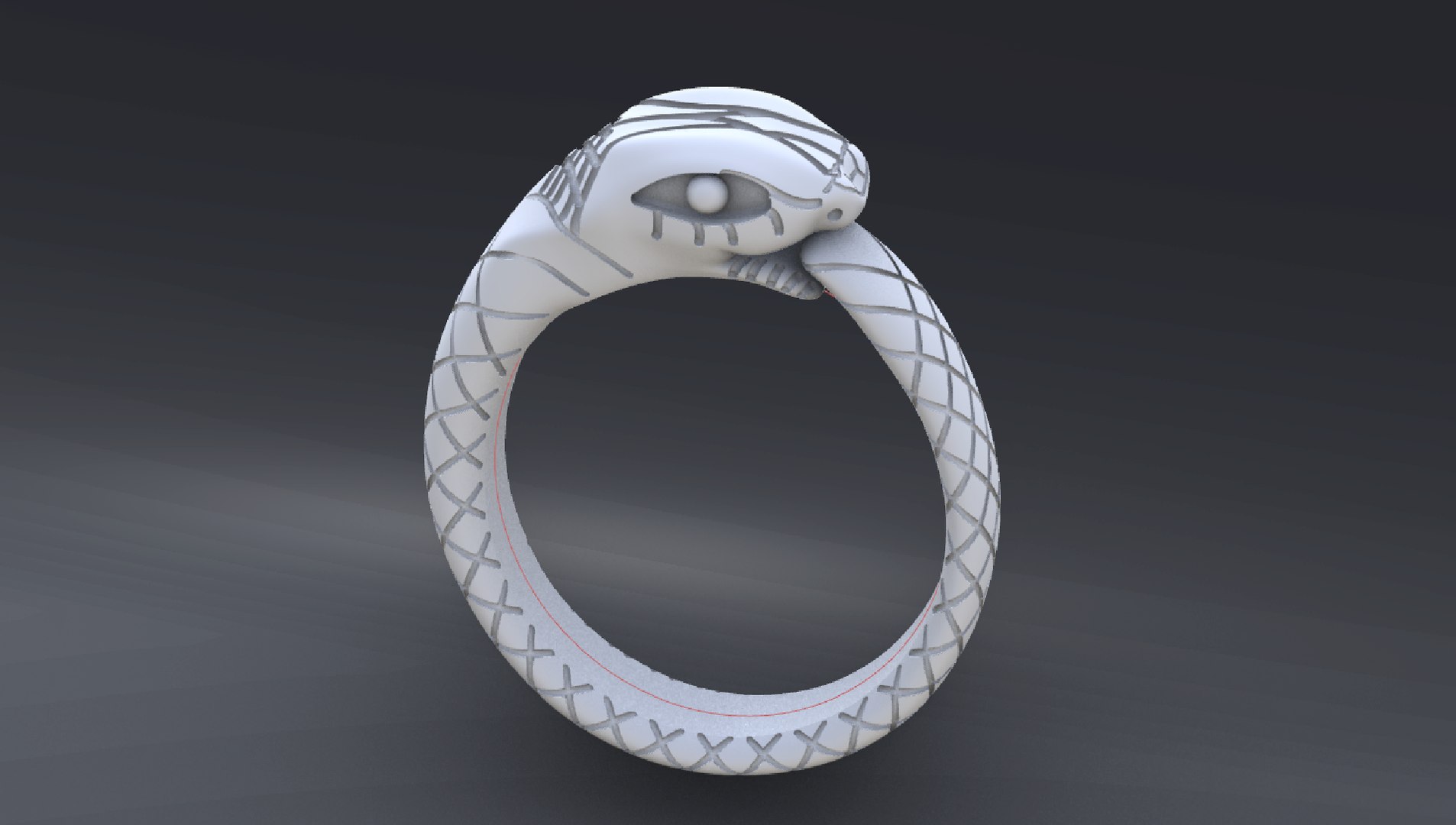 Uroboros Ring CNC Model Or 3D Print Model 3D Model - TurboSquid 1991888