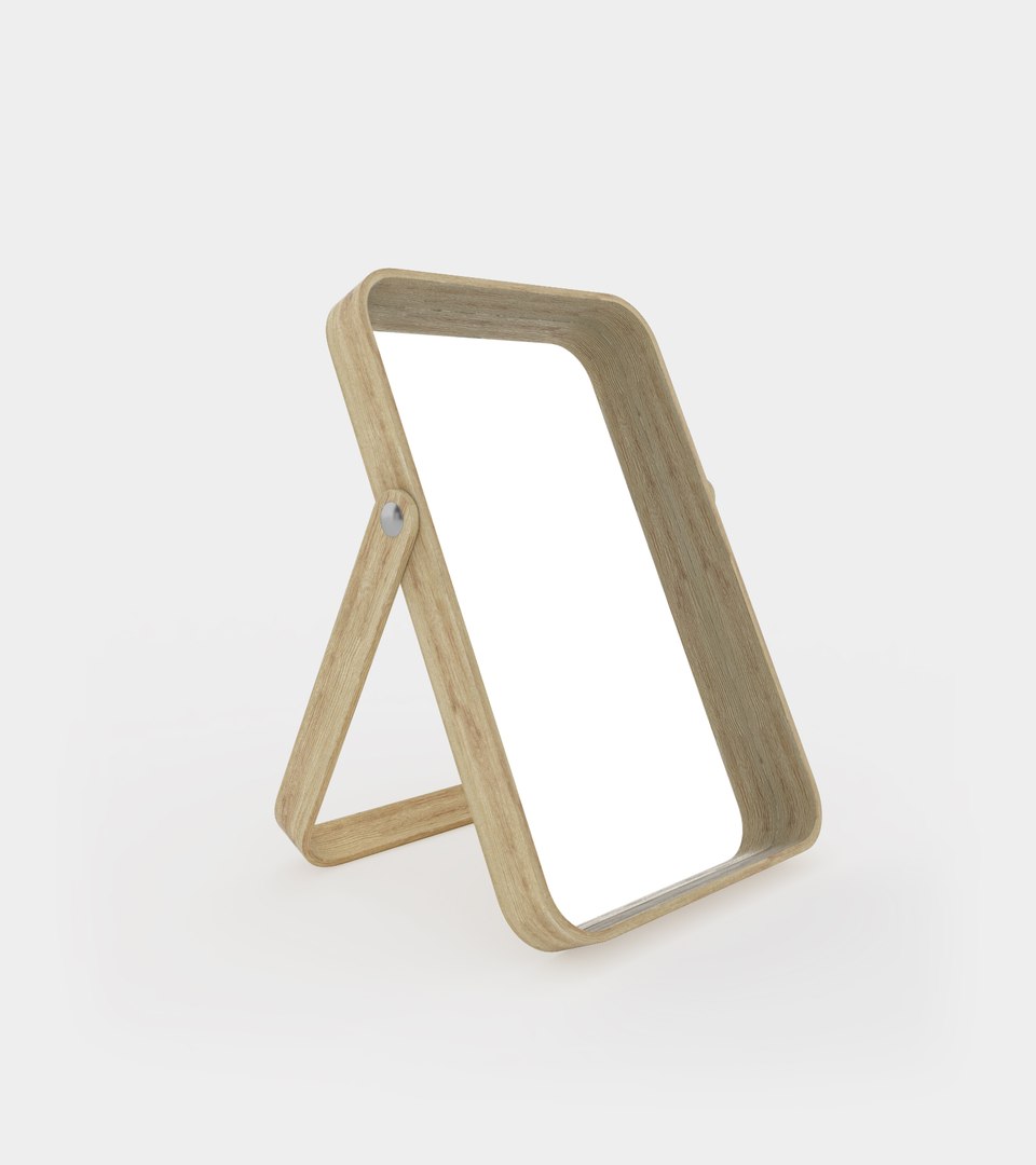 3D Table Mirror Ash Modelled Model - TurboSquid 1402423