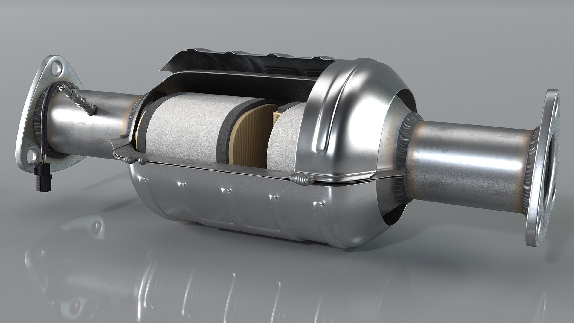 Catalytic Converter Cross Section 3D Model - TurboSquid 1546061