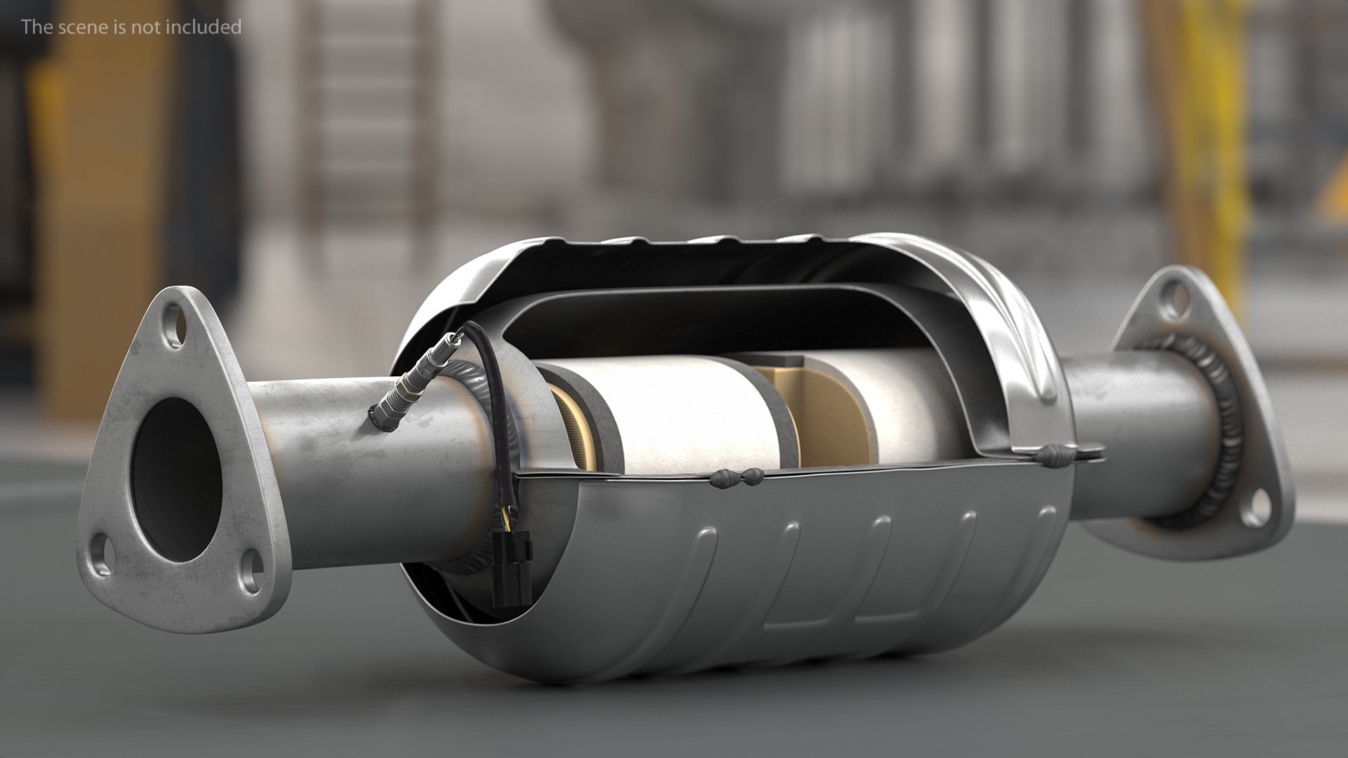 Catalytic Converter Cross Section 3D Model - TurboSquid 1546061