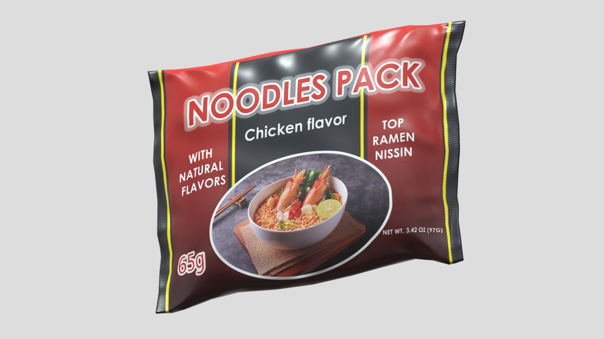 3D Noodles Pack 01 Low Poly - TurboSquid 2274129
