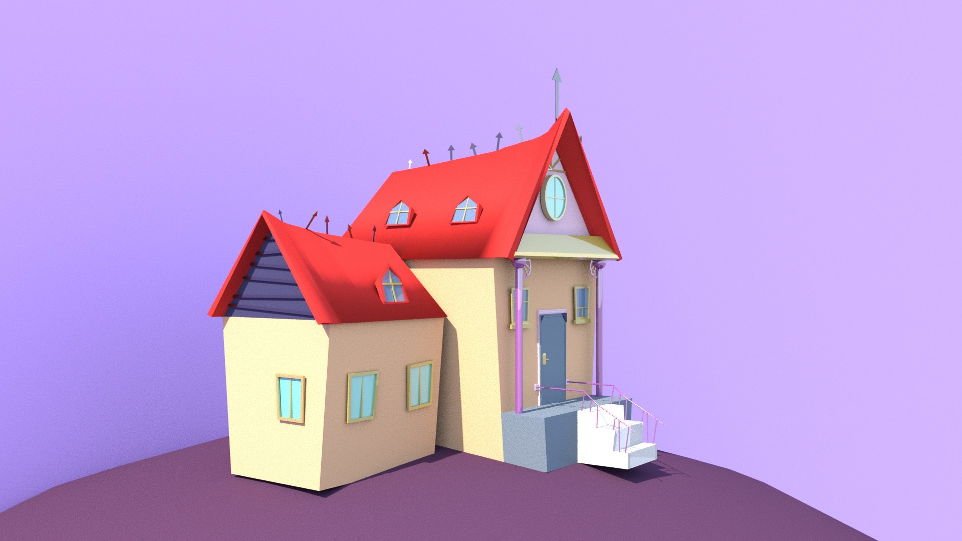 Low Poly House 3D Models Model - TurboSquid 1933757