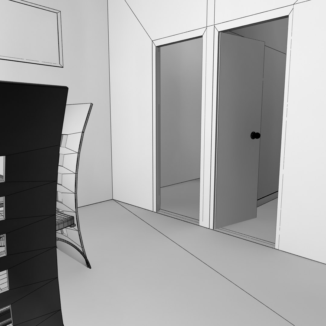 3d Model Drawing Room