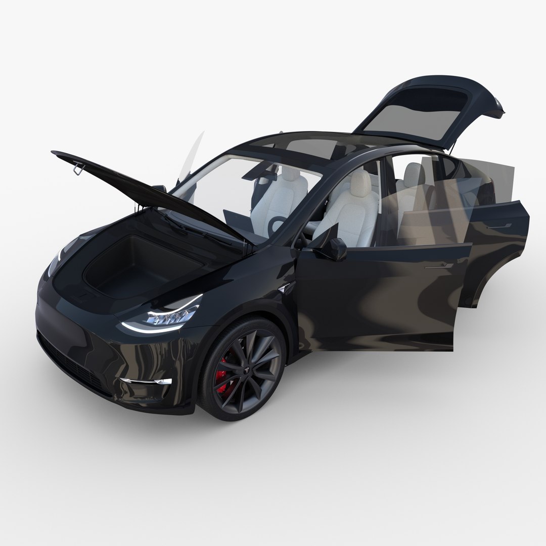 Tesla Y Interior 3D Model - TurboSquid 1607273