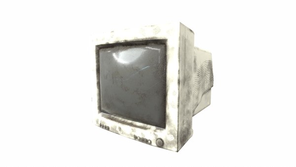 3D Vintage crt tube computer monitor display da1 model - TurboSquid 1964984