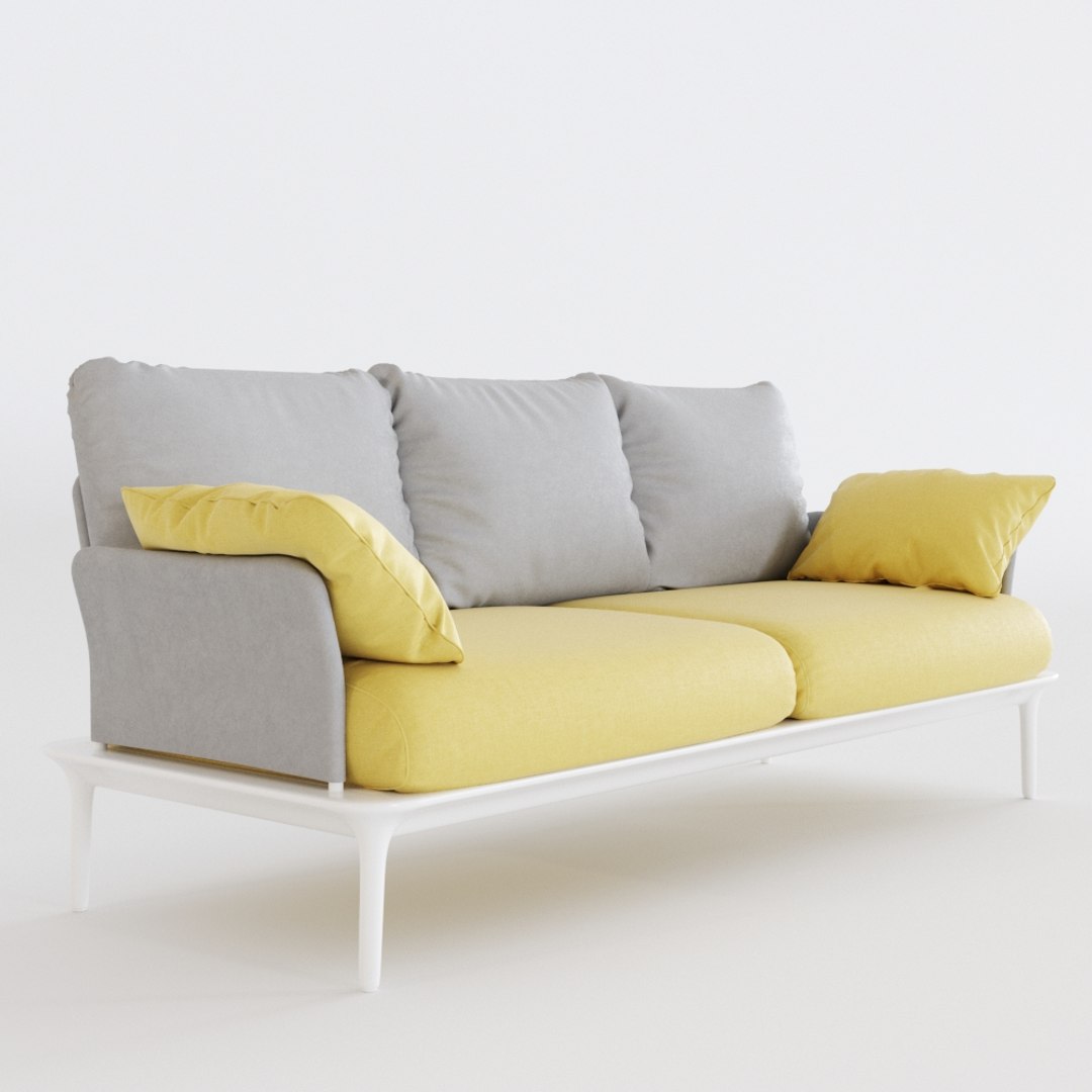 Reva sofa 3D - TurboSquid 1289179