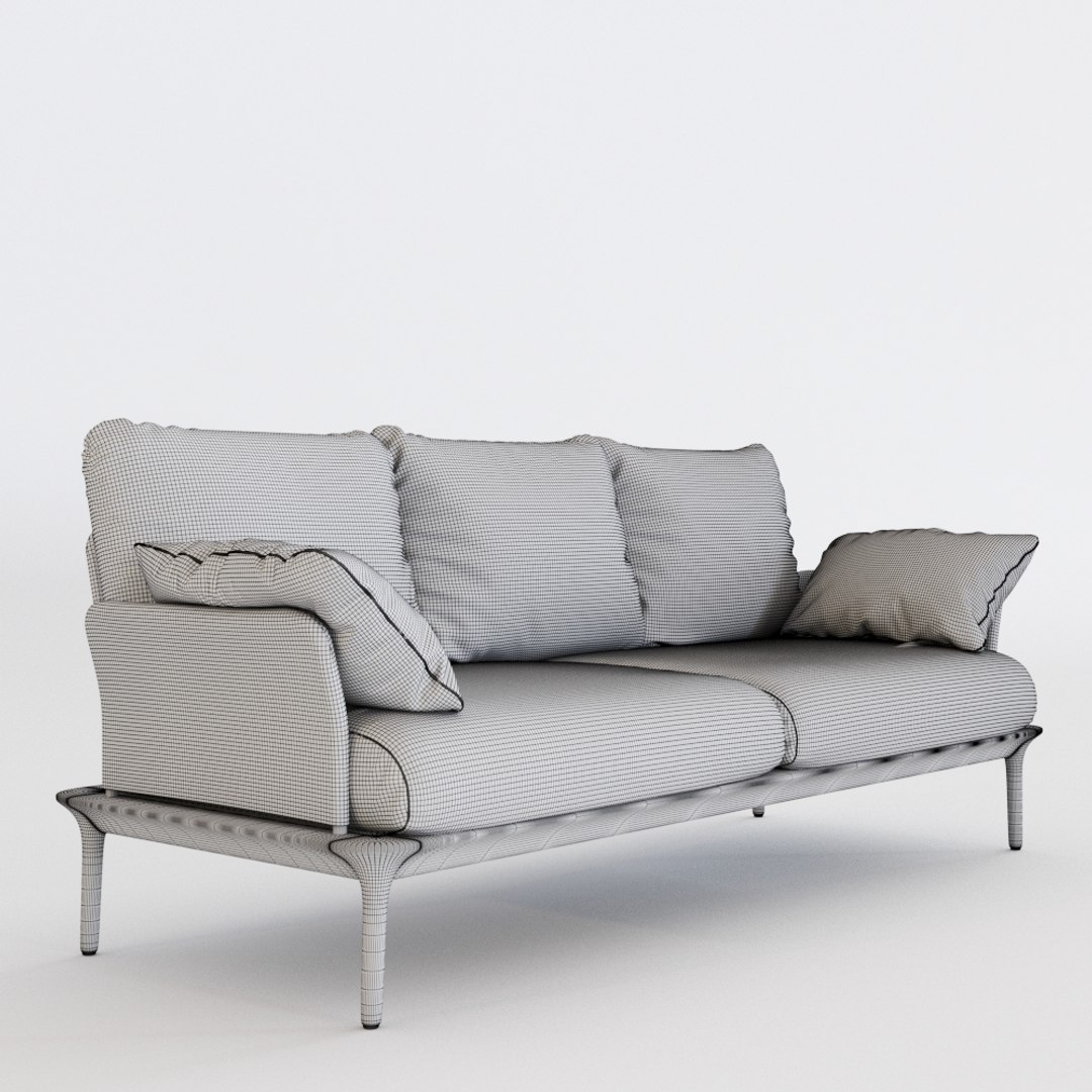 Reva sofa 3D - TurboSquid 1289179