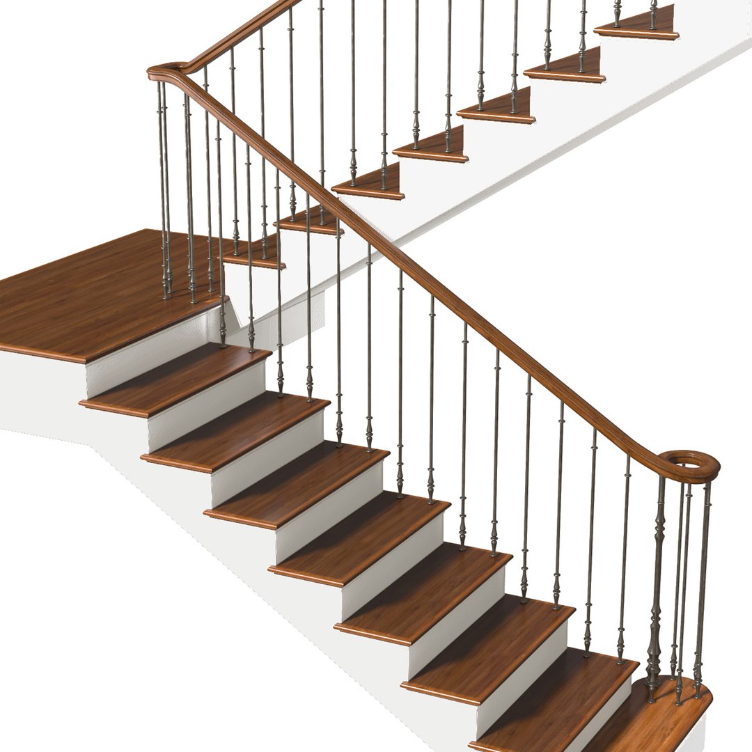 Classic Stair Modern 3D Model 3D Model - TurboSquid 1932645