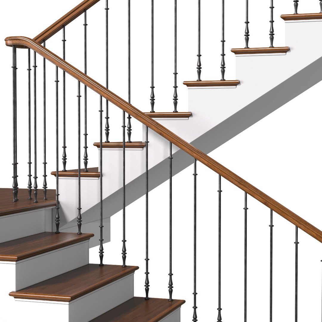 Classic Stair Modern 3D Model 3D Model - TurboSquid 1932645