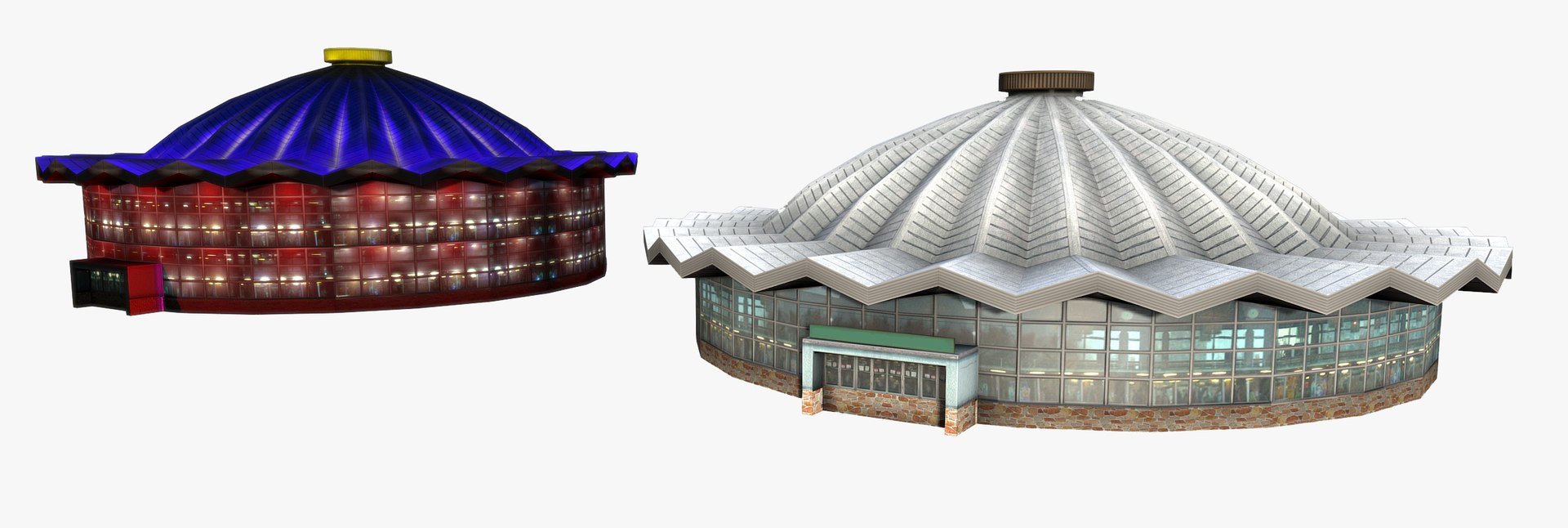 Circus Buildings 3d Fbx
