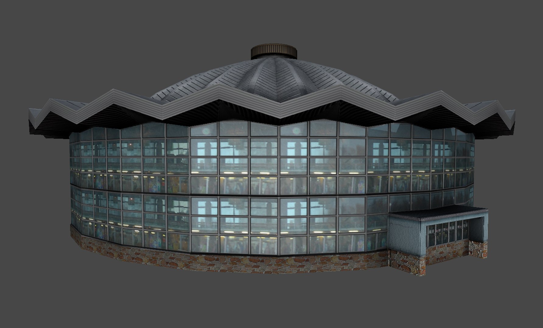Circus Buildings 3d Fbx