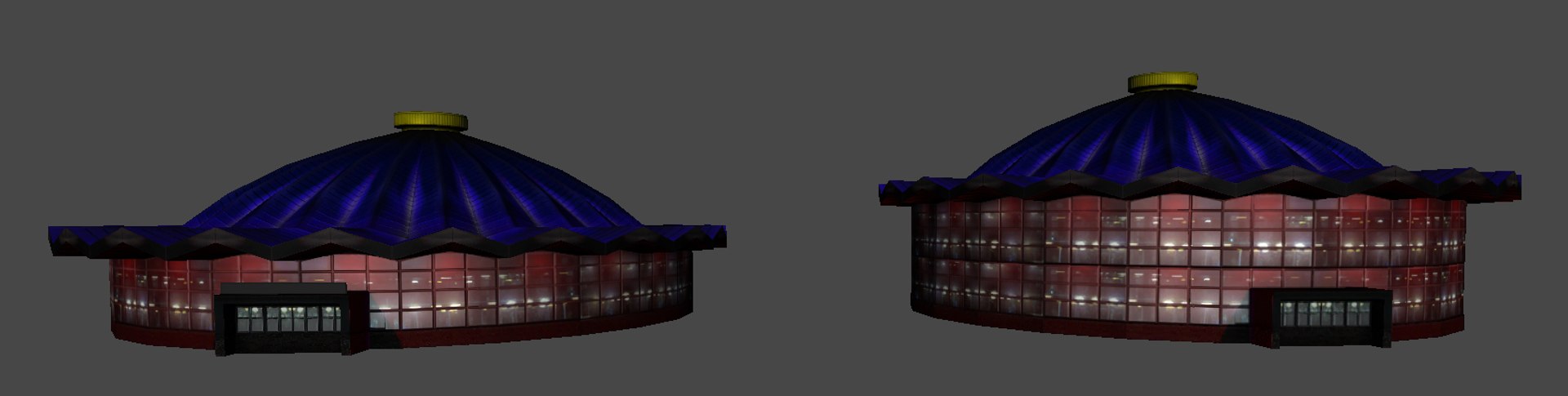 Circus Buildings 3d Fbx