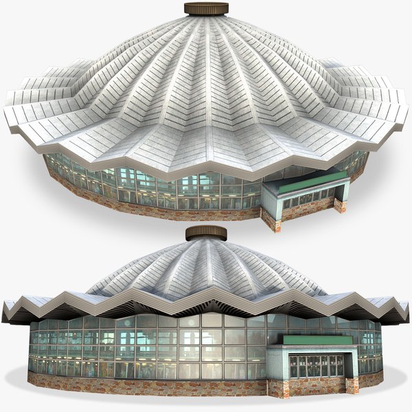 circus buildings 3d fbx