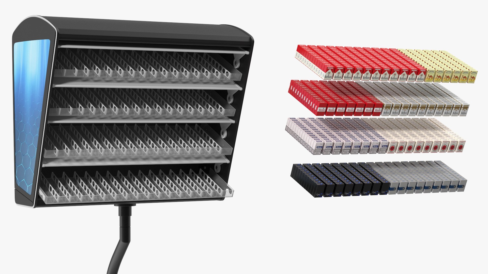 Full Cigarette Dispenser Model - TurboSquid 2228050