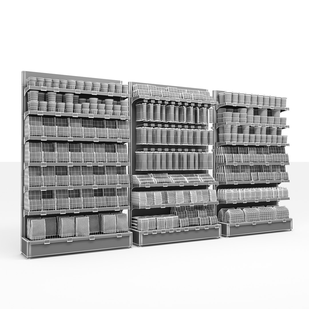 Ramens And Noodles Display LB25 3D Model - TurboSquid 2411522