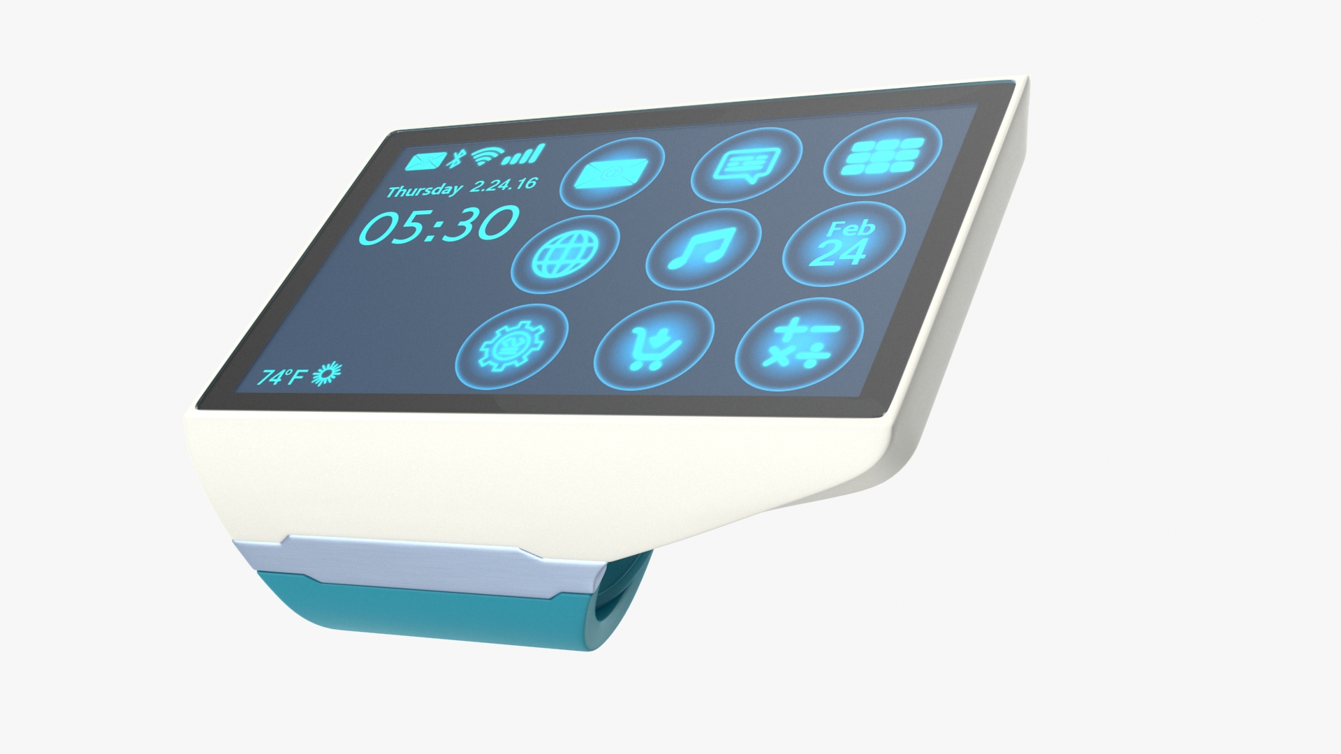Wrist Communicator Blue 3D Model - TurboSquid 1896674