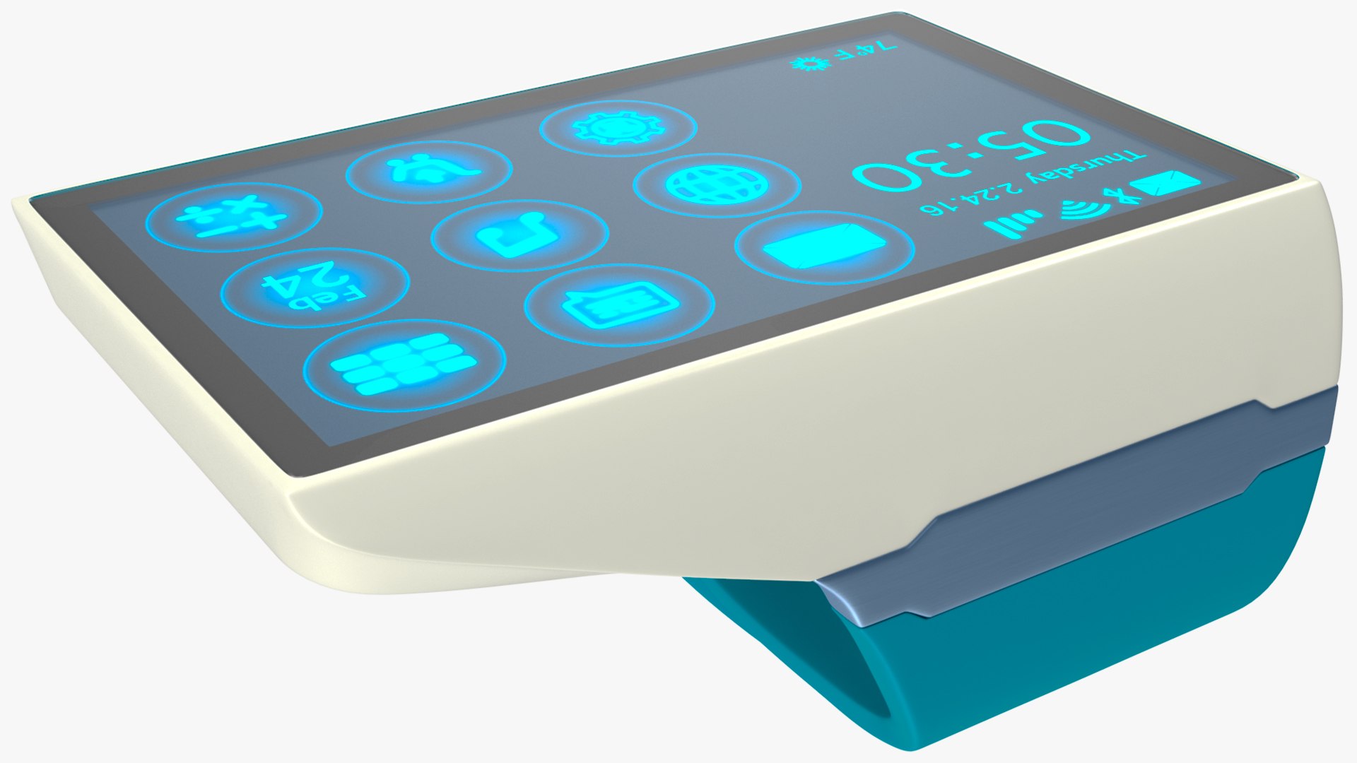 Wrist Communicator Blue 3D Model - TurboSquid 1896674