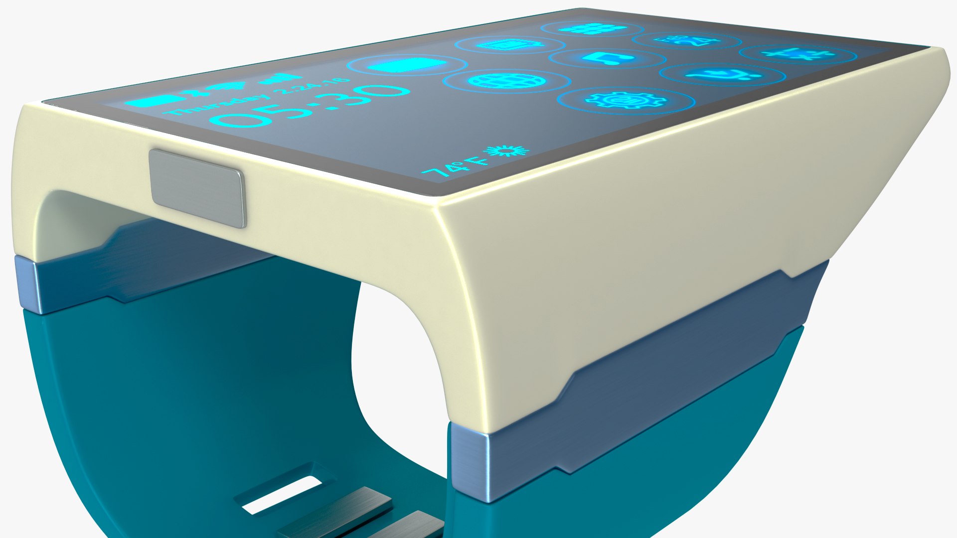 Wrist Communicator Blue 3D Model - TurboSquid 1896674