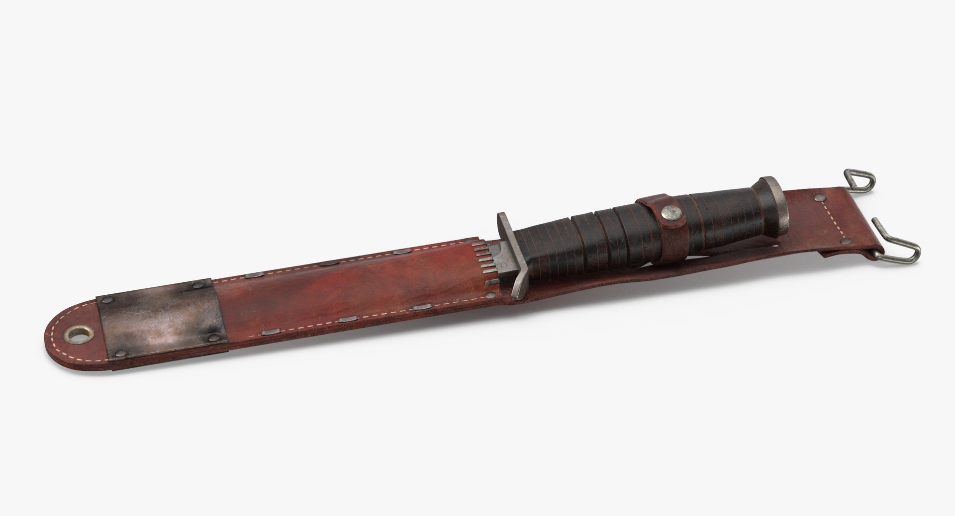 M3 Trench Knife Wwii 3d Model
