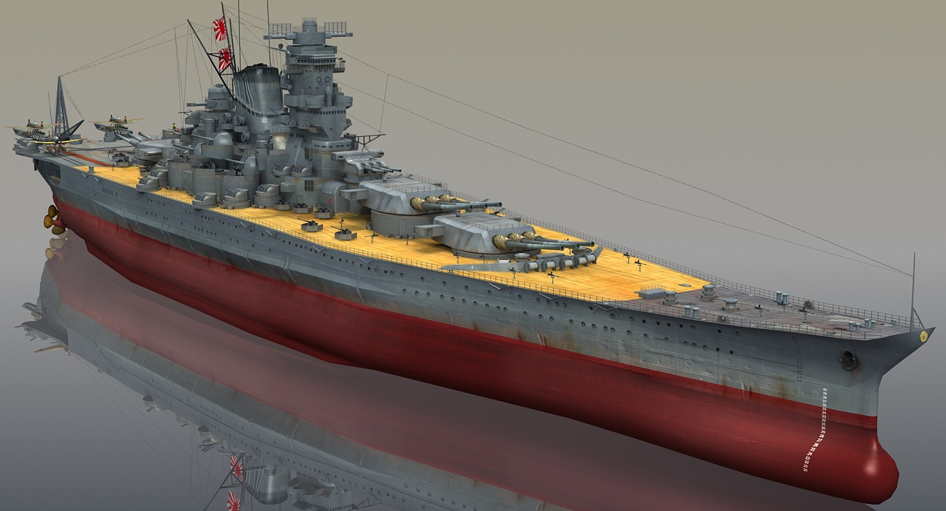 3D ijn musashi - TurboSquid 1211784