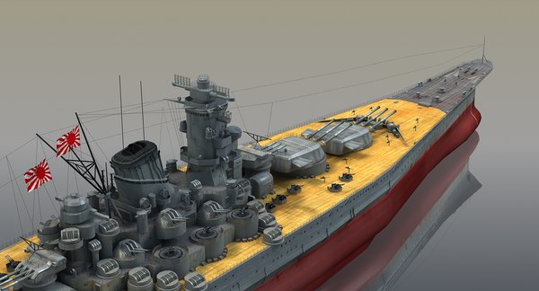 3D ijn musashi - TurboSquid 1211784