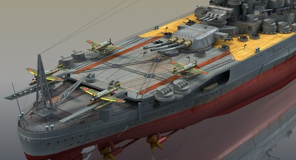 3D ijn musashi - TurboSquid 1211784