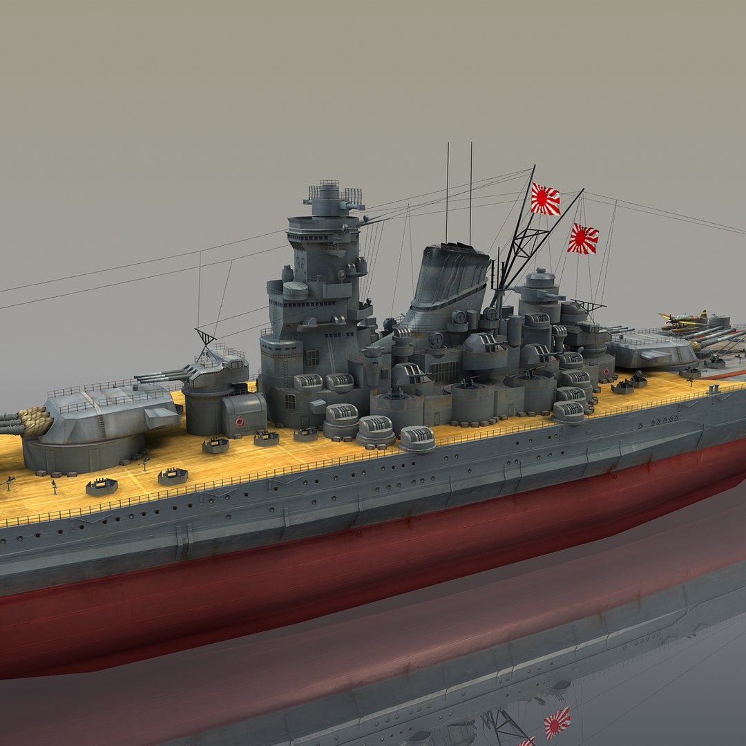3D ijn musashi - TurboSquid 1211784