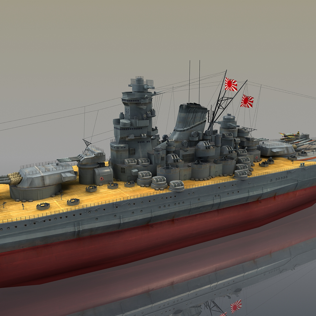 3D ijn musashi - TurboSquid 1211784