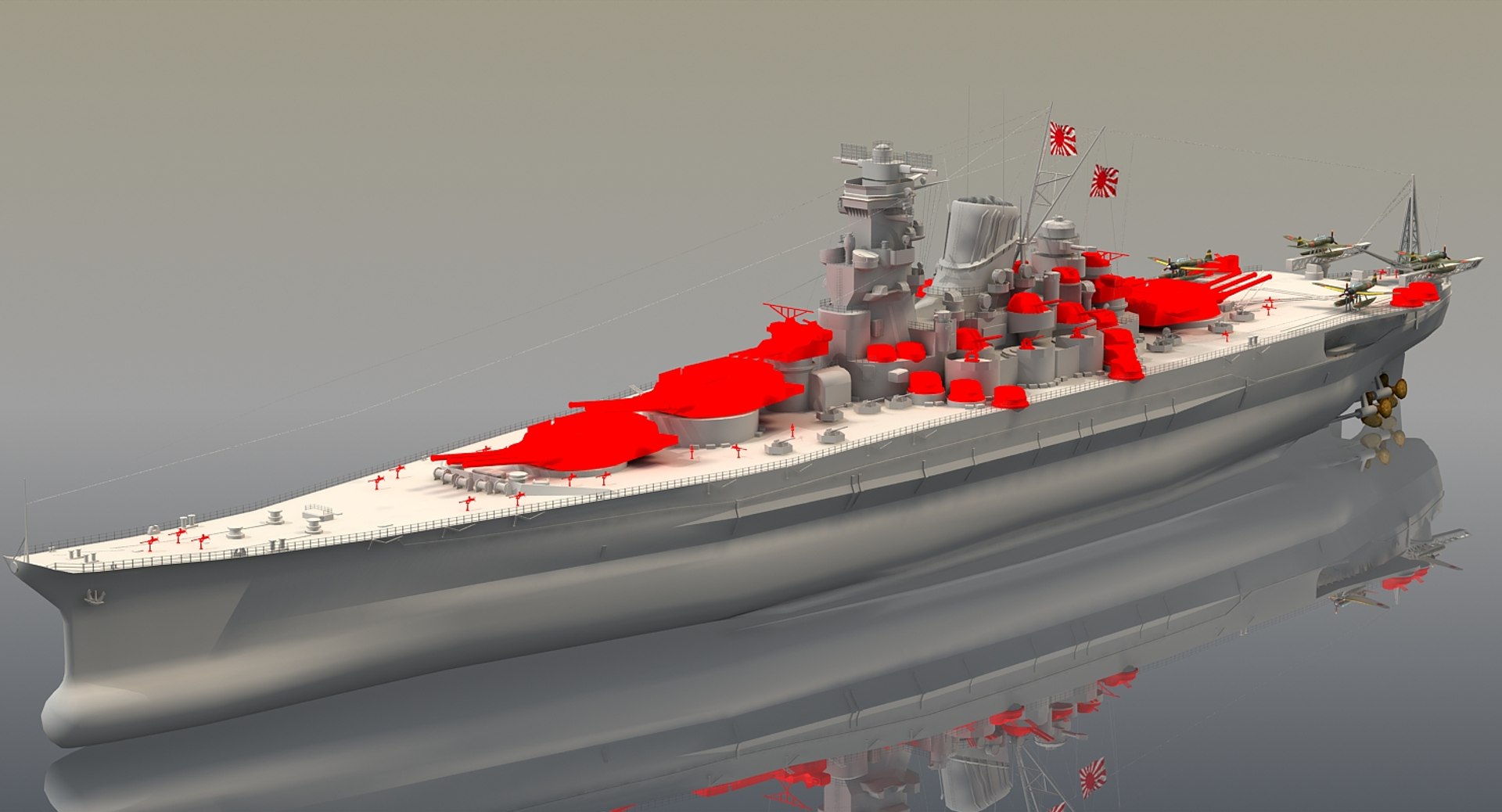 3D ijn musashi - TurboSquid 1211784