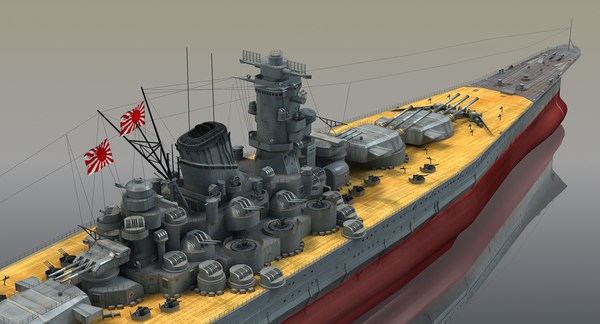 3D ijn musashi - TurboSquid 1211784