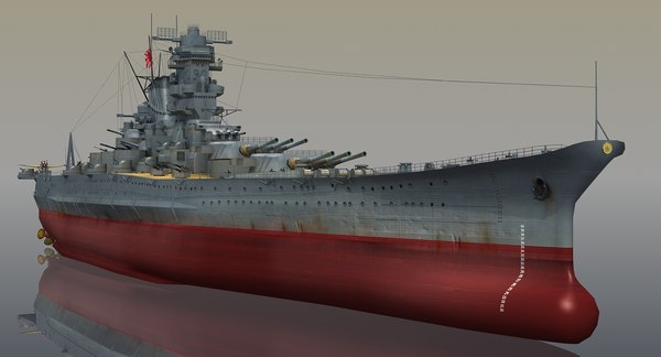 3D ijn musashi - TurboSquid 1211784