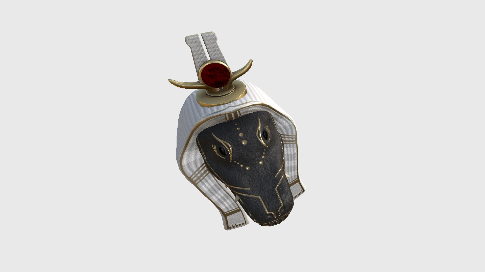 3D Sobek Mask A08 - Egyptian Gods Character Clothing - TurboSquid 2233658