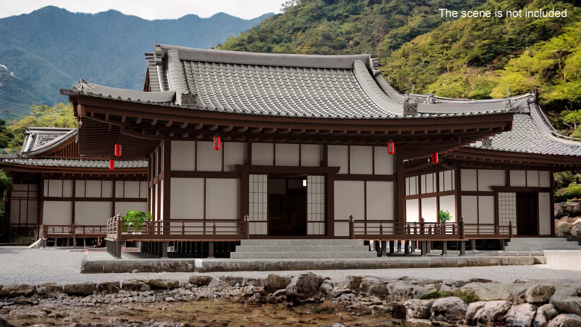 Japan Traditional House Full Interior Model - TurboSquid 2277730