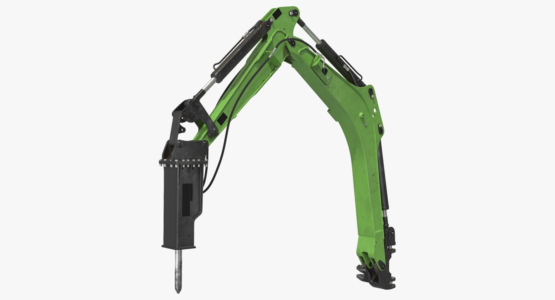 Breaker Hammer Rigged 3D Model - TurboSquid 1385194
