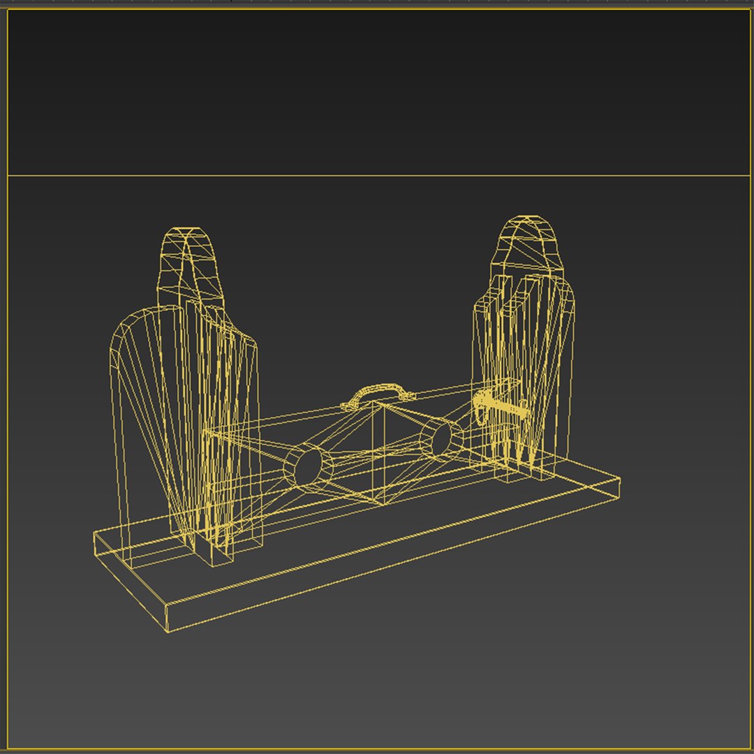 3d Medieval Foot Stocks Fantasy Model