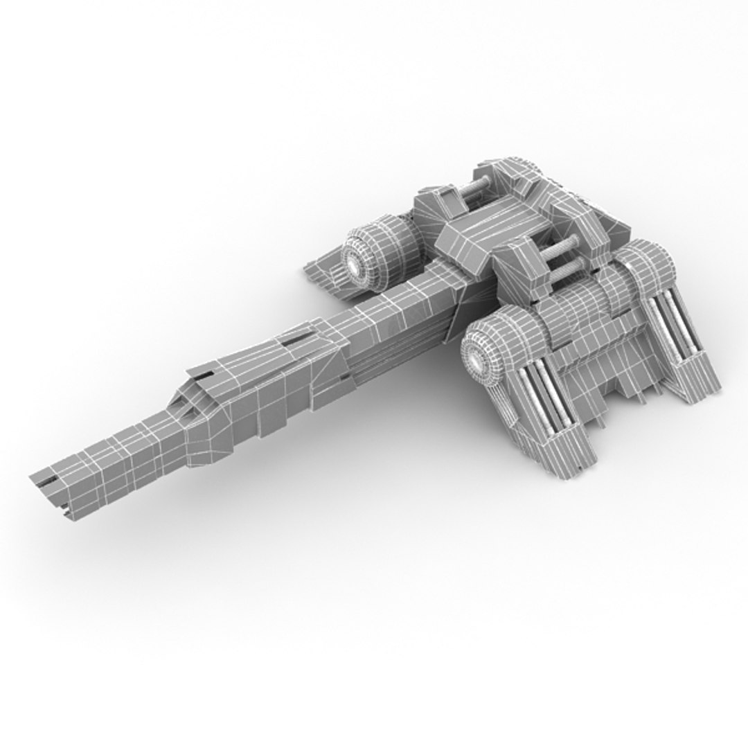 Sci-fi Laser Cannon 1 Max