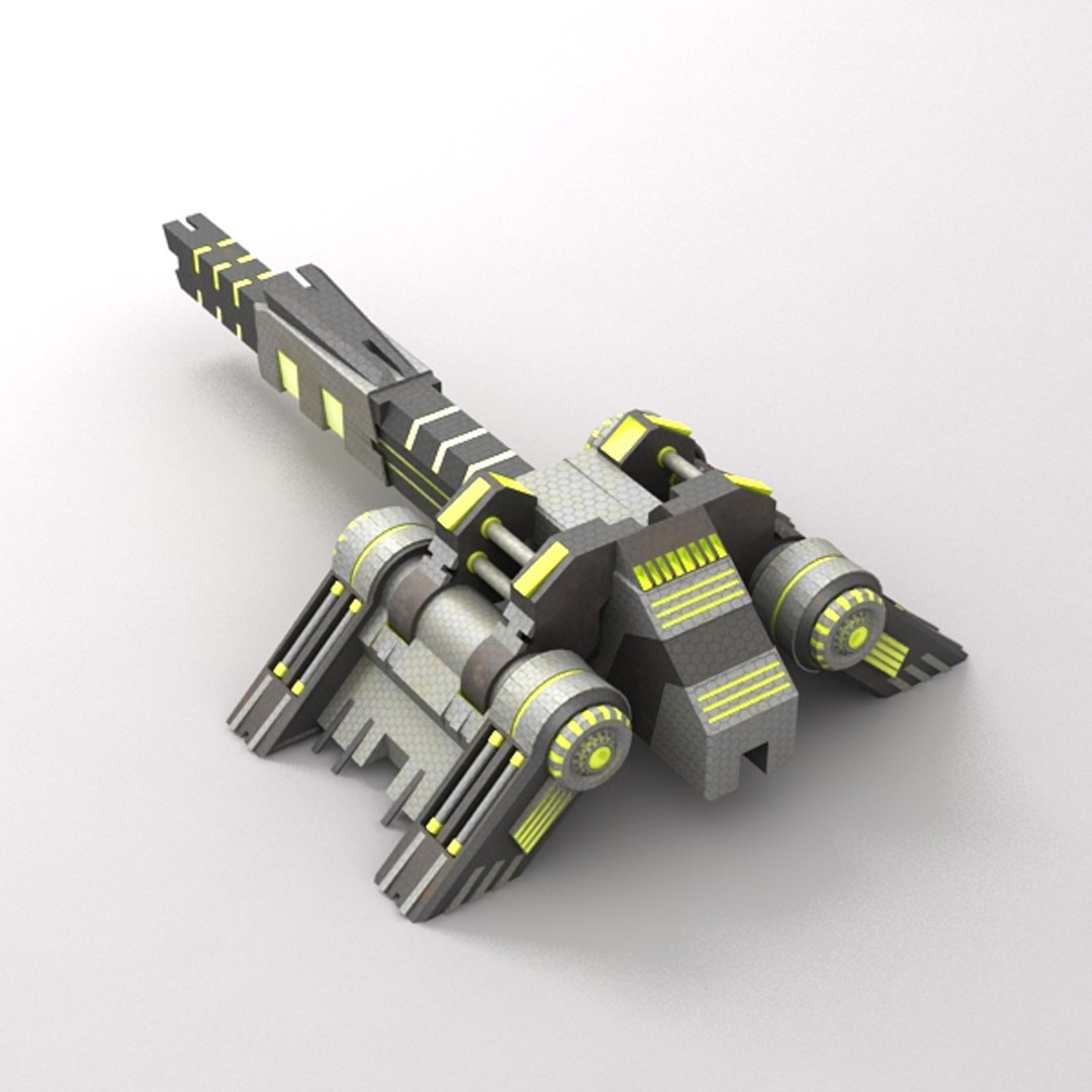 Sci-fi Laser Cannon 1 Max