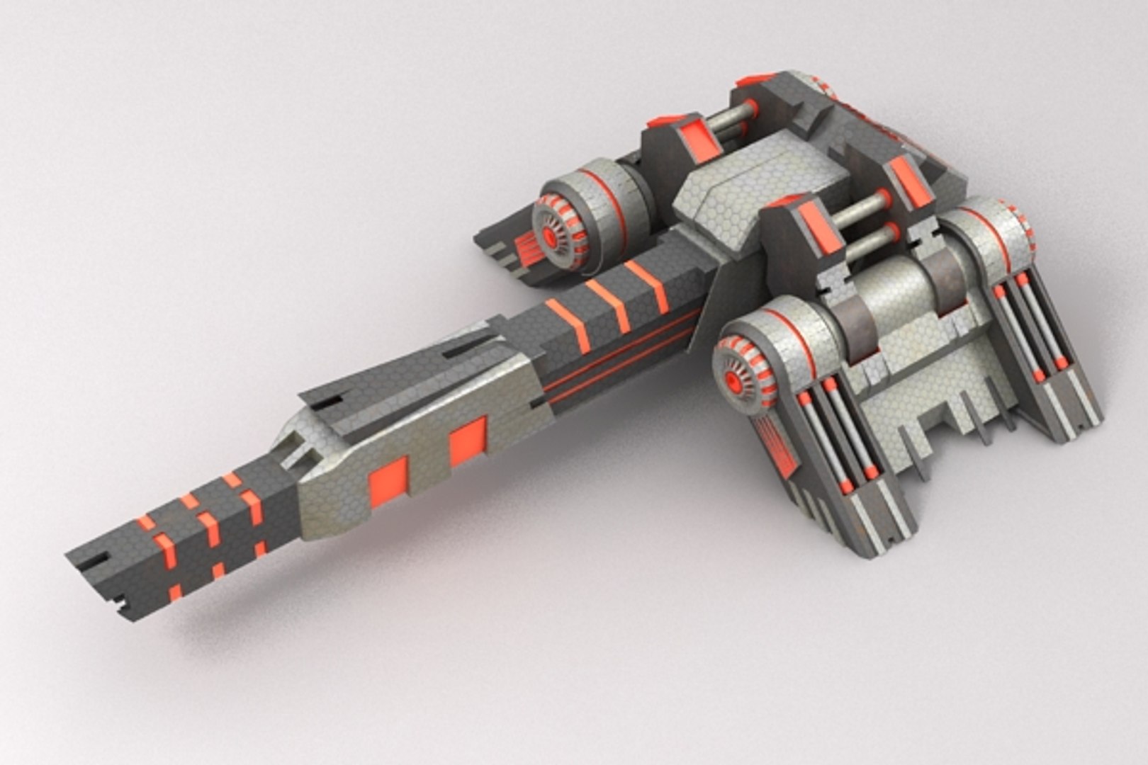 Sci-fi Laser Cannon 1 Max