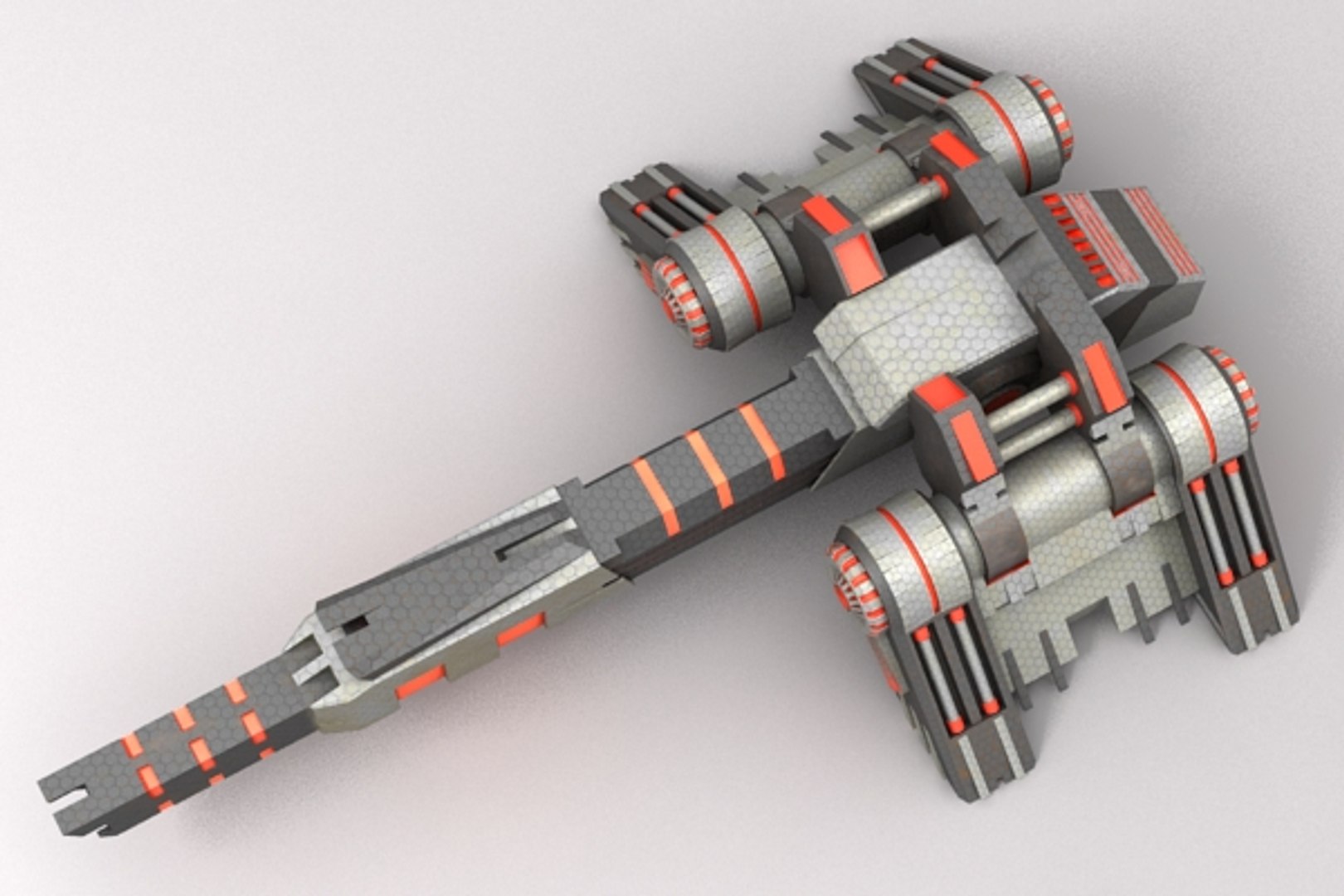 Sci-fi Laser Cannon 1 Max