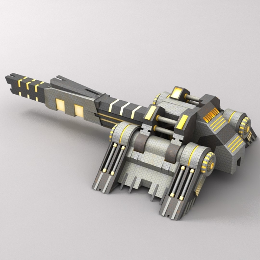 Sci-fi Laser Cannon 1 Max
