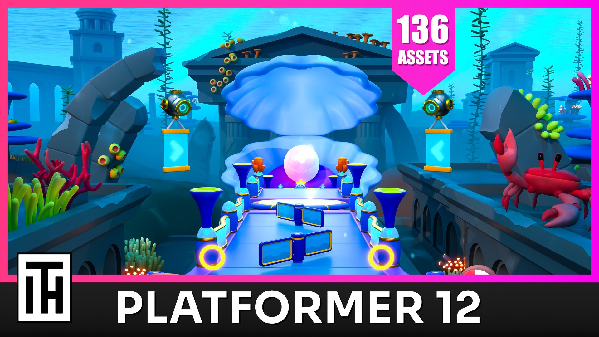Platformer 12 Underwater 3D Model - TurboSquid 2303373