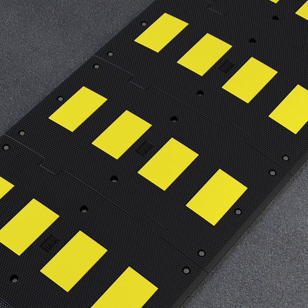3d Speed Bump Model